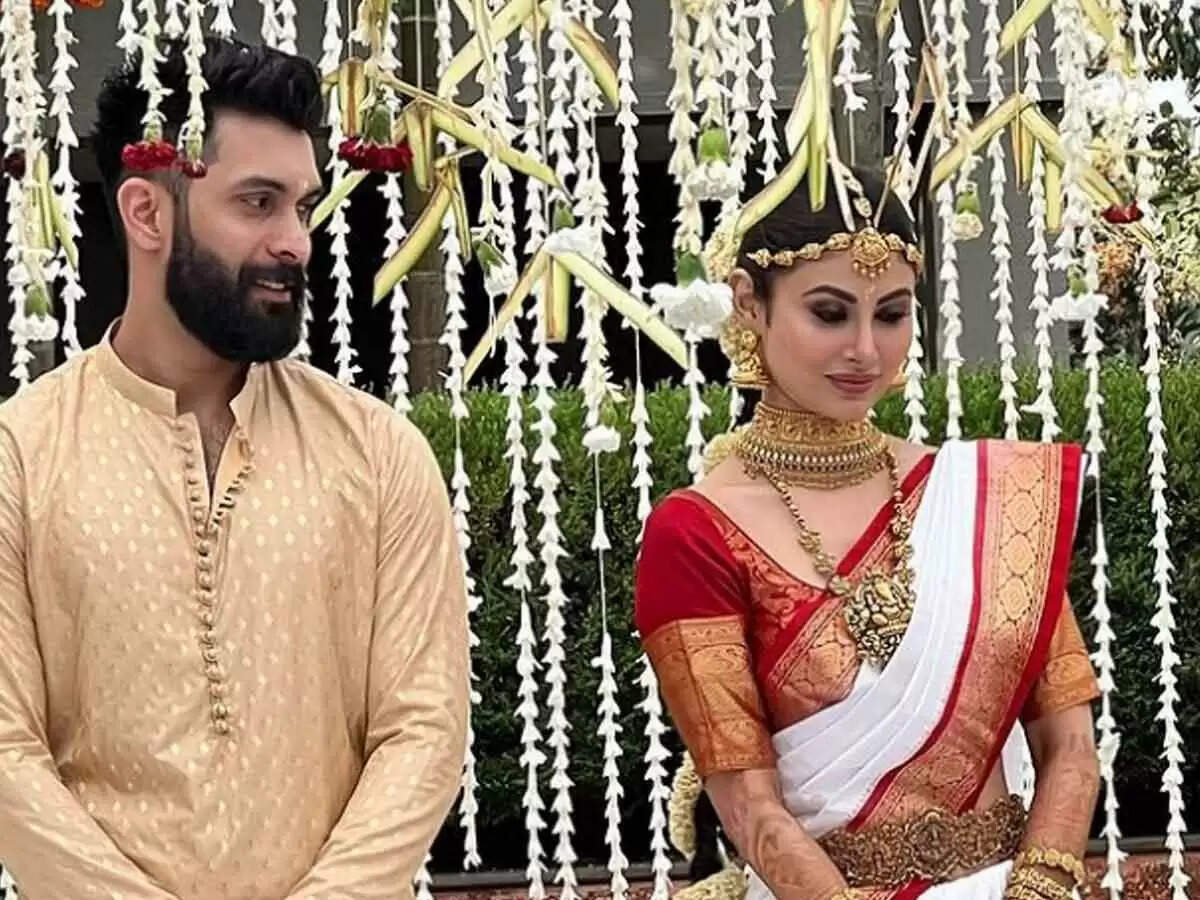 nagini serial actress mouni roy wedding photos viral
