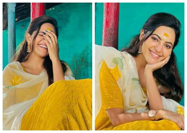 actress Athulya Ravi in Homely Look Beautiful Photos!